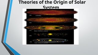 THEORIES-OF-solarsystem reviewer for grade 11 students | PPTX | Physics | Science