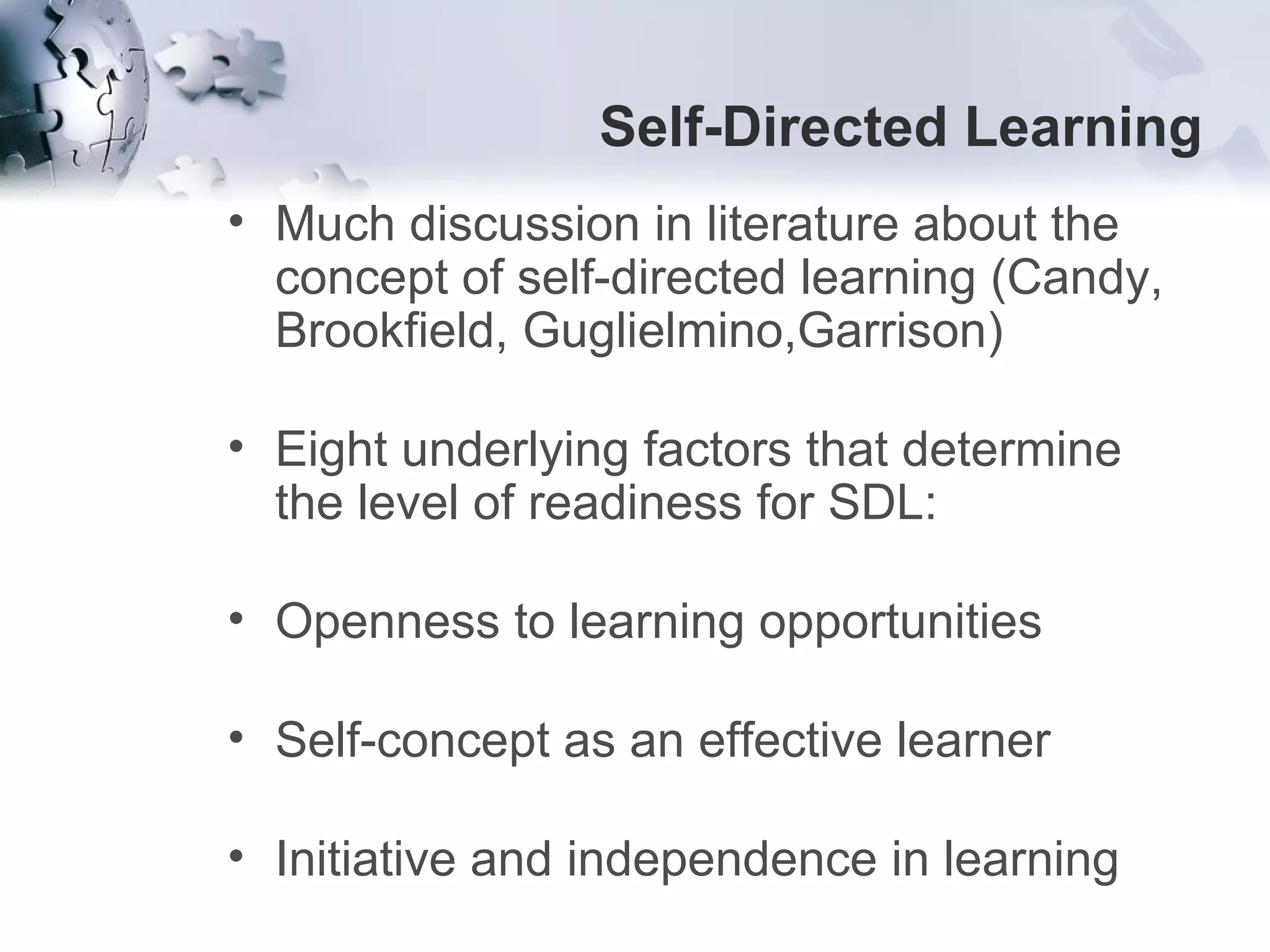 Theories of Teaching and Learning: The Staged Self-Directed Learning ...