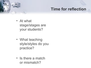 Theories of Teaching and Learning: The Staged Self-Directed Learning ...