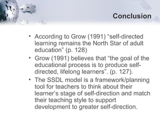 Theories of Teaching and Learning: The Staged Self-Directed Learning ...