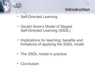 Theories of Teaching and Learning: The Staged Self-Directed Learning ...