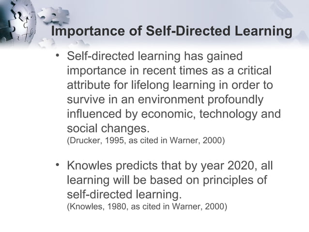 Theories of Teaching and Learning: The Staged Self-Directed Learning ...