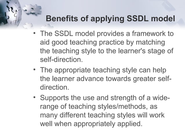Theories of Teaching and Learning: The Staged Self-Directed Learning ...