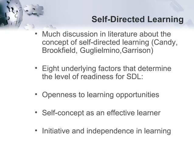 Theories of Teaching and Learning: The Staged Self-Directed Learning ...