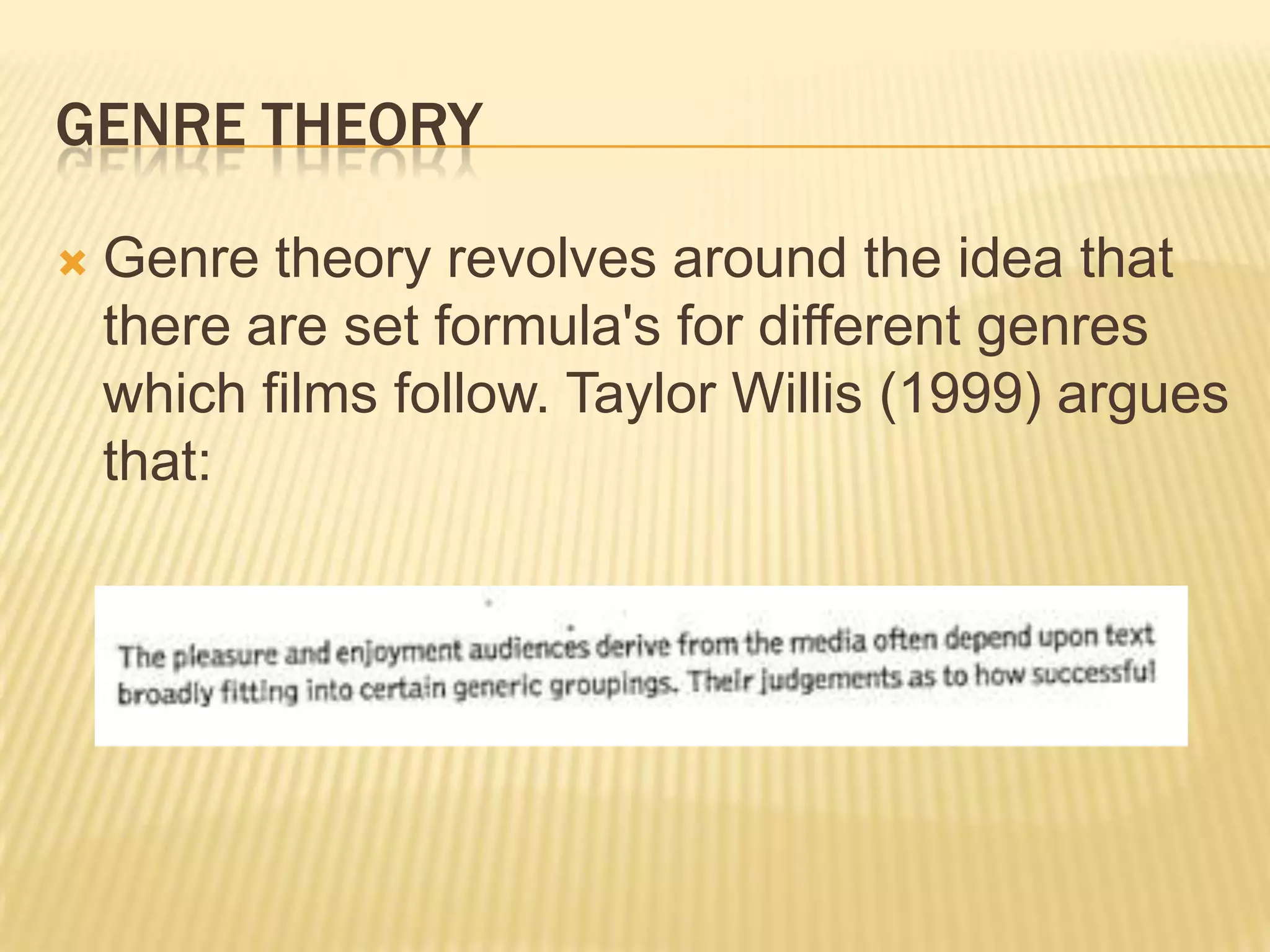 Theories About Genre | PPT