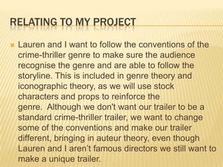 Theories About Genre | PPTX | Movies | Entertainment