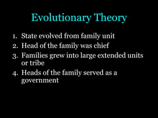 Theories About Origin of State | PPTX