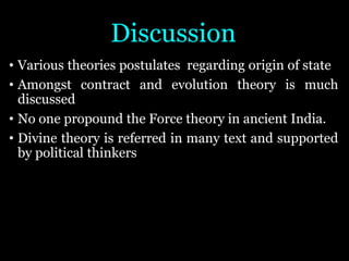 Theories About Origin of State | PPTX