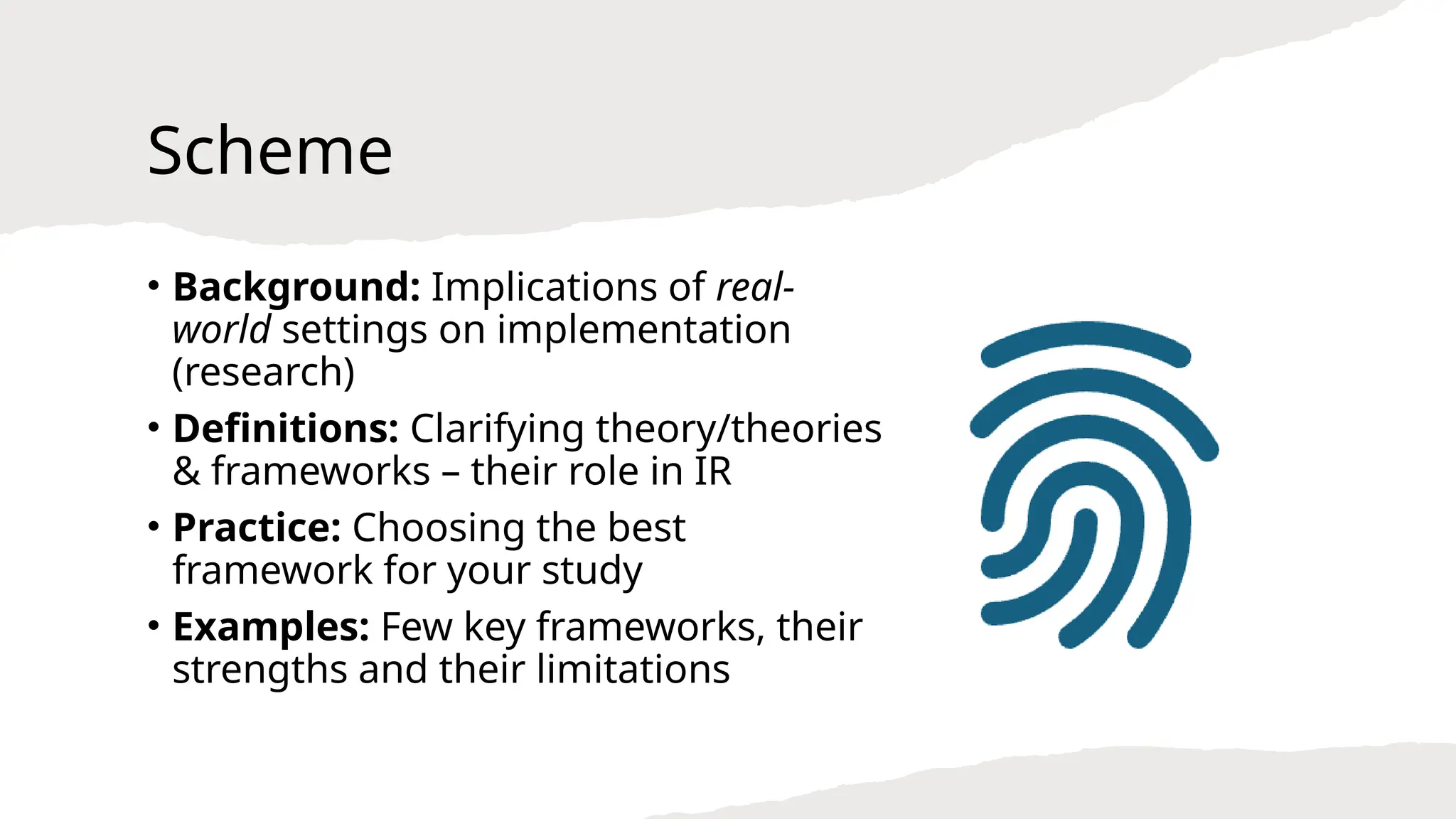 Theories & frameworks in Implementation Research | PPT