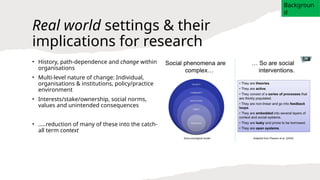 Theories & frameworks in Implementation Research | PPT