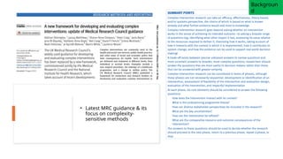 Theories & frameworks in Implementation Research | PPT