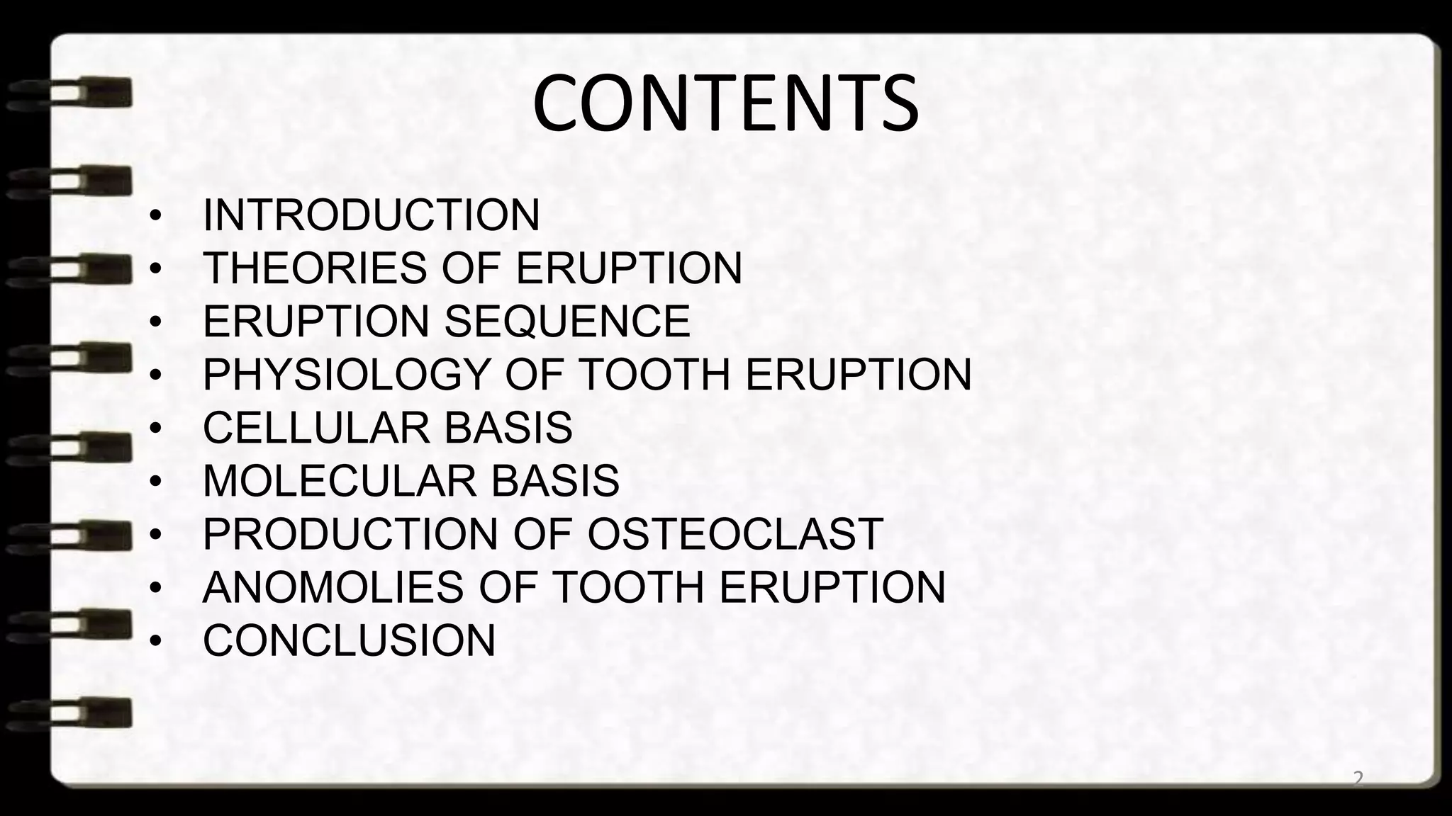 Theories and mechanism of eruption of primary and | PPTX