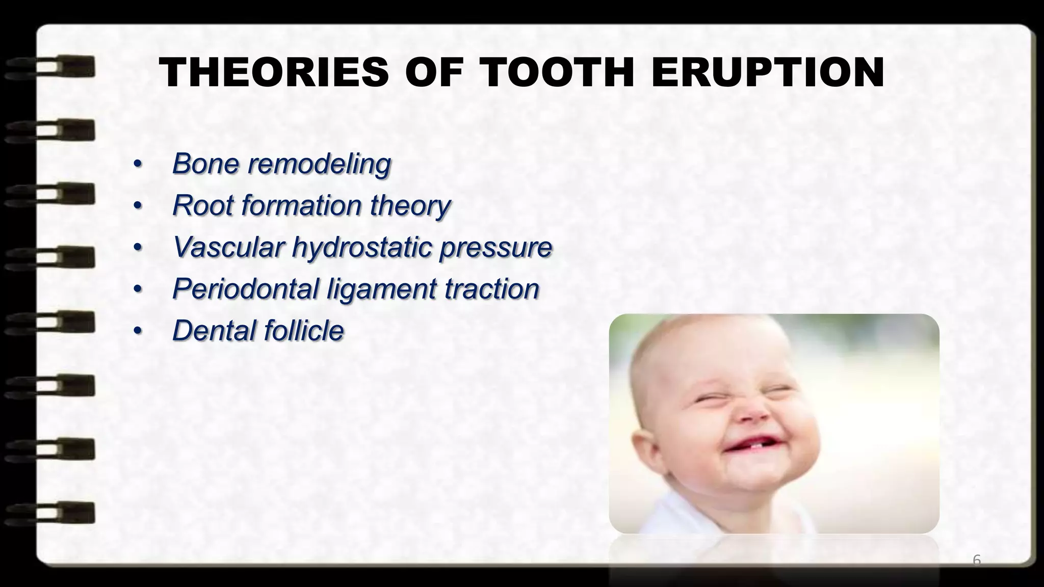 Theories and mechanism of eruption of primary and | PPTX