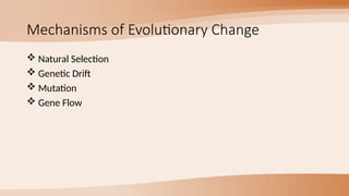 THEORIES AND MECHANISMS OF EVOLUTION.pptx