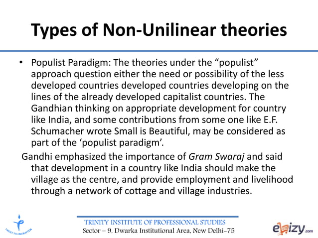 Theories and paradigms of development | PPTX