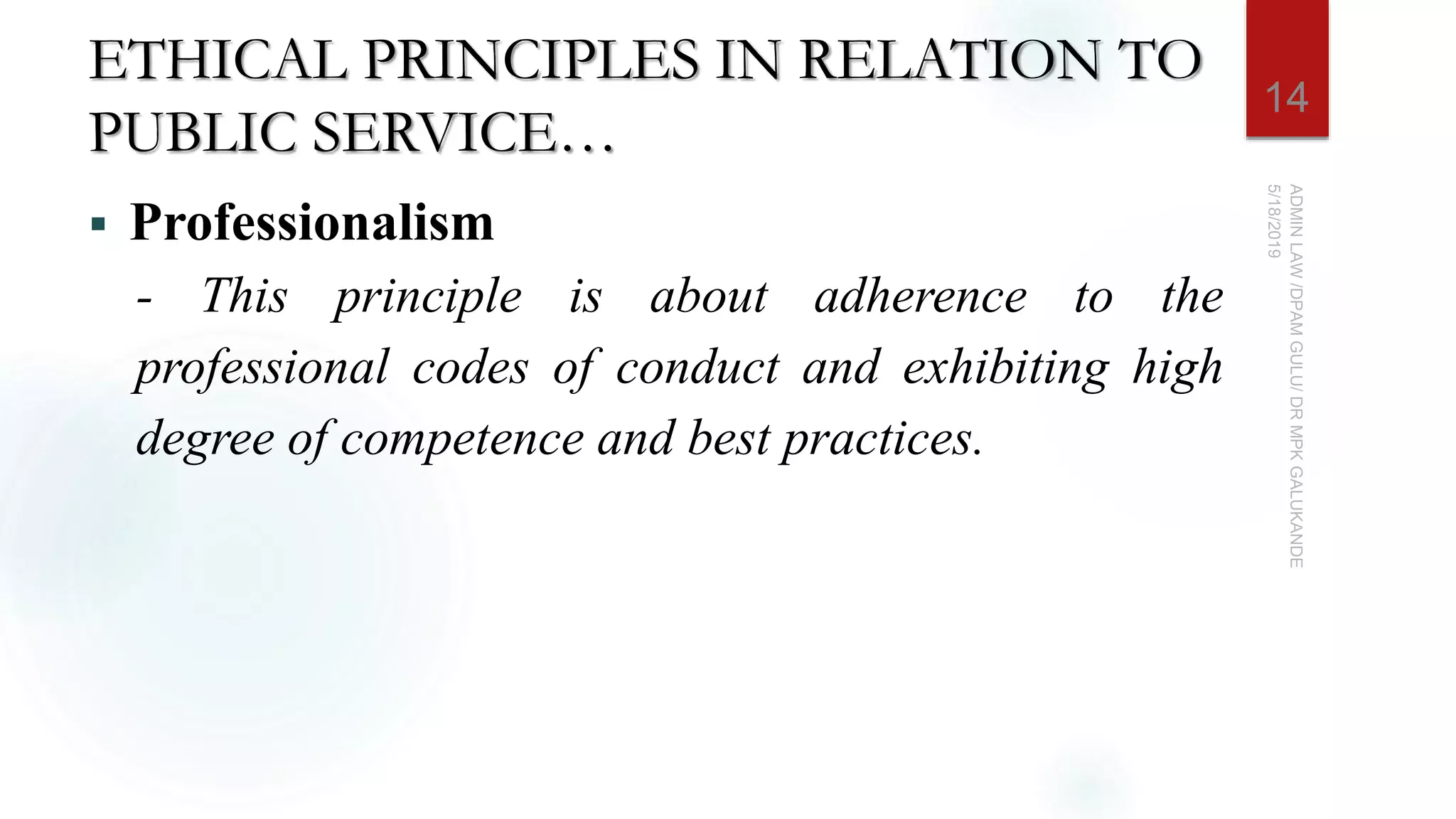 Theories and principles of ethics and public governance copy | PPTX