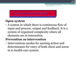 Theories applied in community health nursing | PPTX
