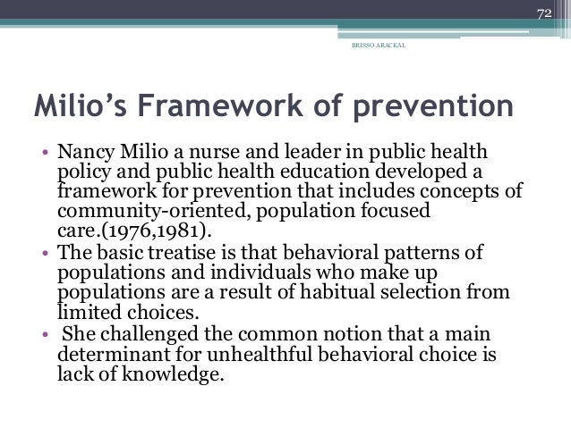 Theories applied in community health nursing