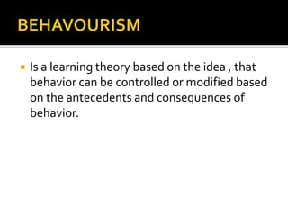 Theories bf skinner | PPTX
