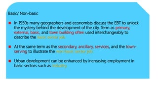 Theory of Urban Development | PPT
