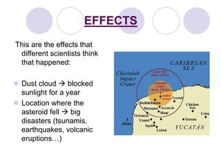 Theories for the extinction of dinosaurs | PPTX