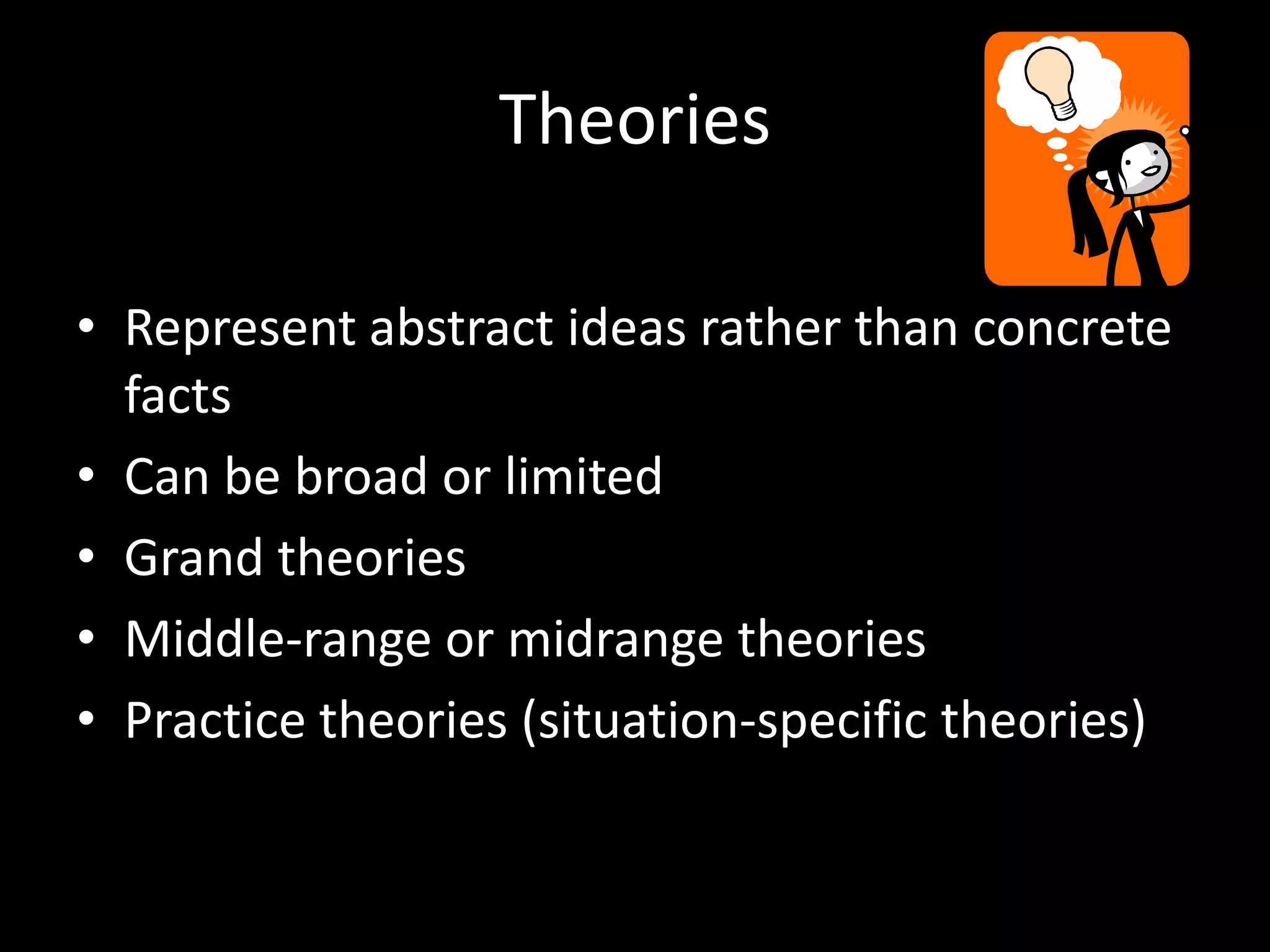 Theories, frameworks, and concepts in nursing | PPTX