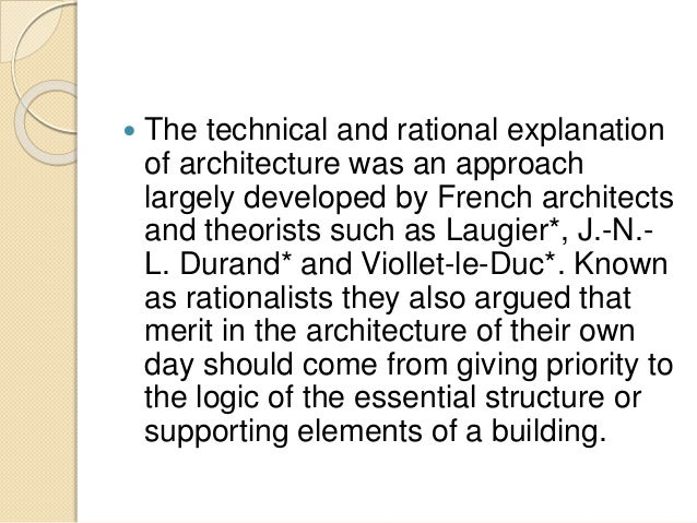 Theories of Architecture