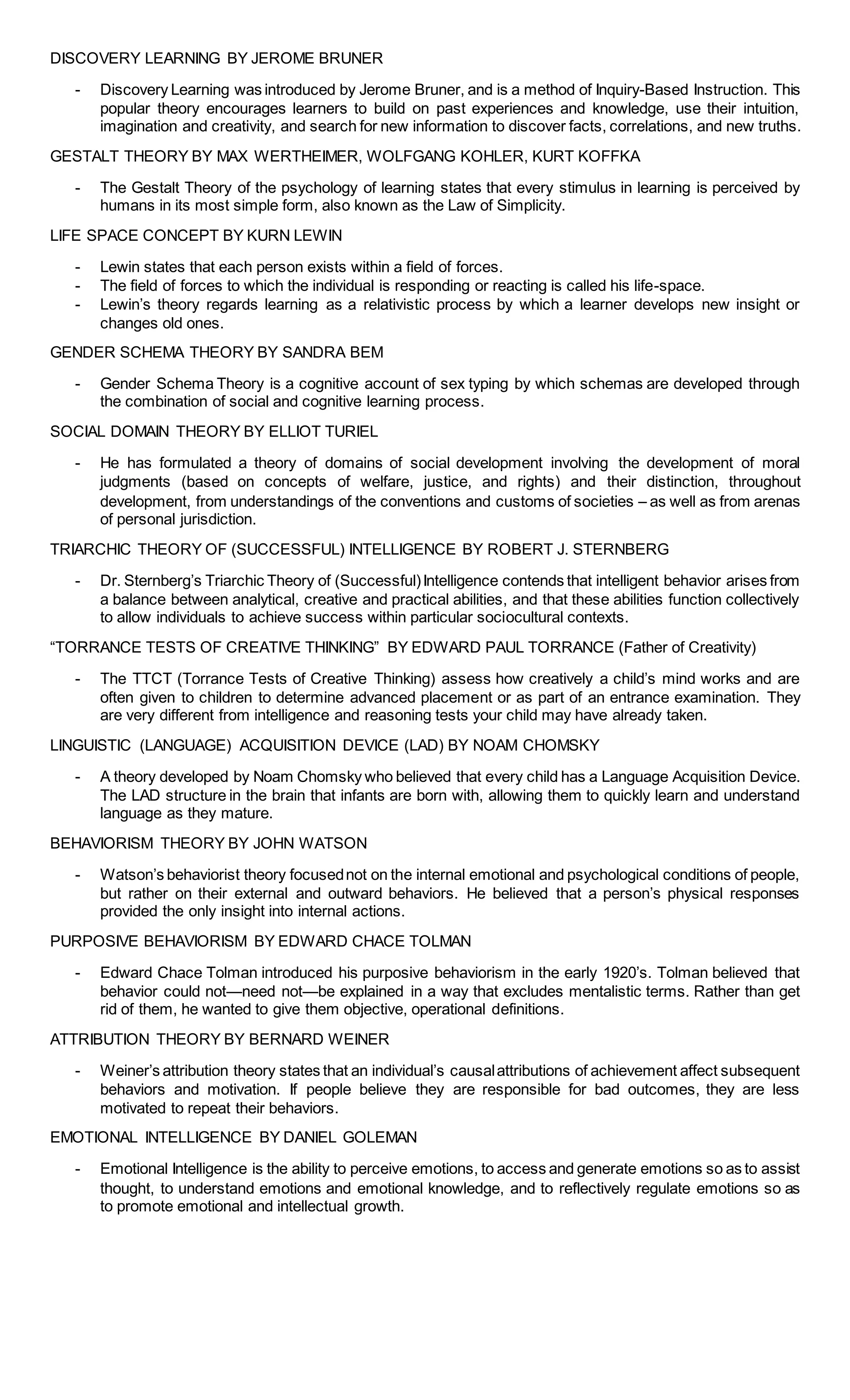 THEORIES IN PSYCHOLOGY.docx