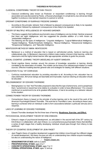 THEORIES IN PSYCHOLOGY.docx