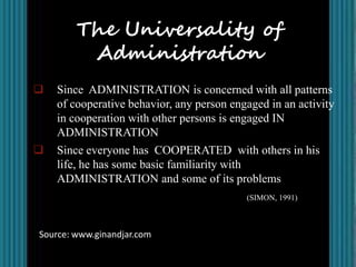 Theories in Public Administration | PDF