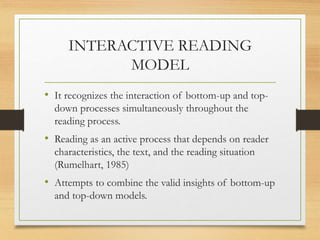 Theories in reading instruction EDUC 551 | PPT