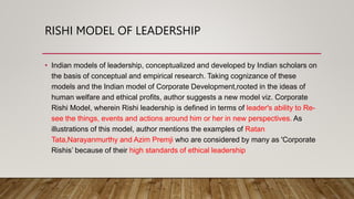 Theories & Models of Indian Ethos & Business (1).pptx