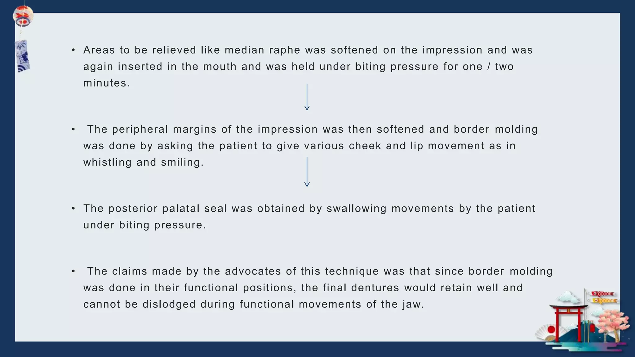 Theories, objectives and principals of impression making in complete ...