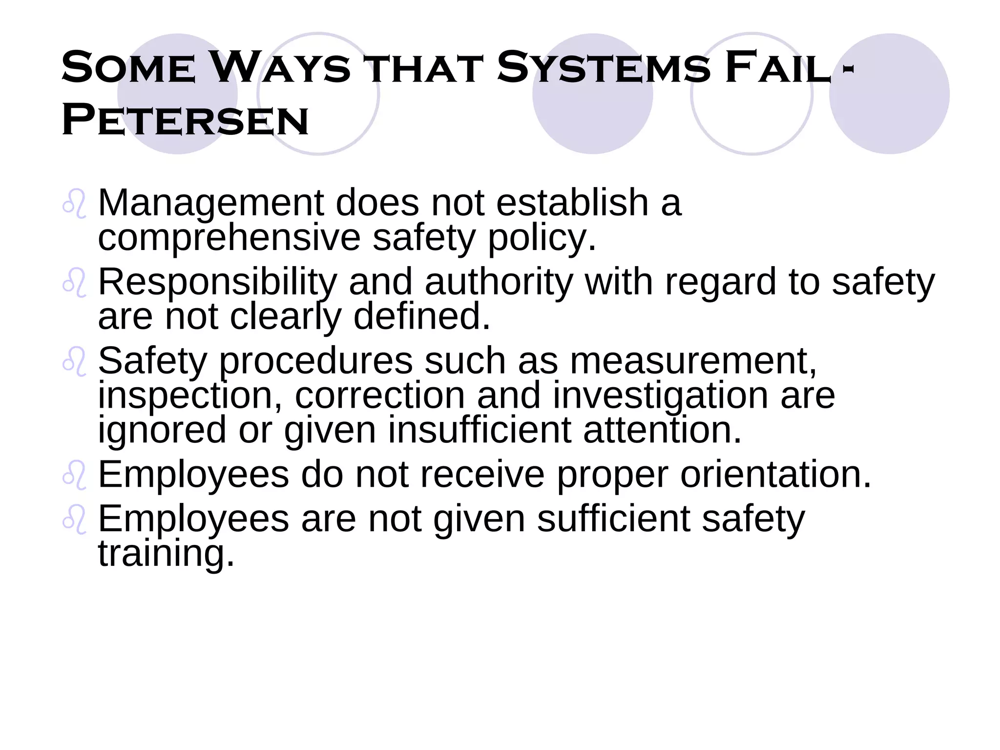 Theories of accident causation | PPT