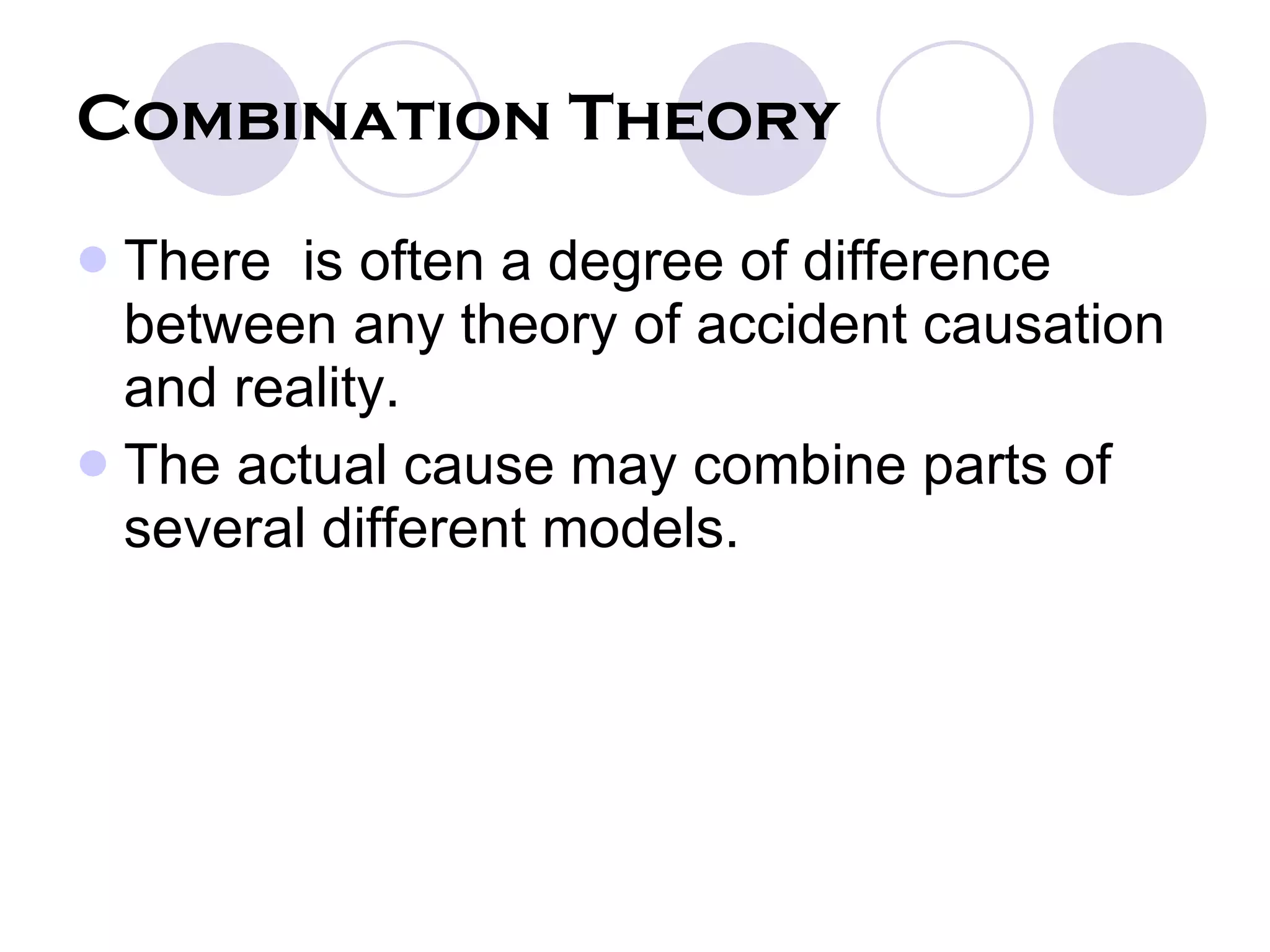 Theories of accident causation | PPT
