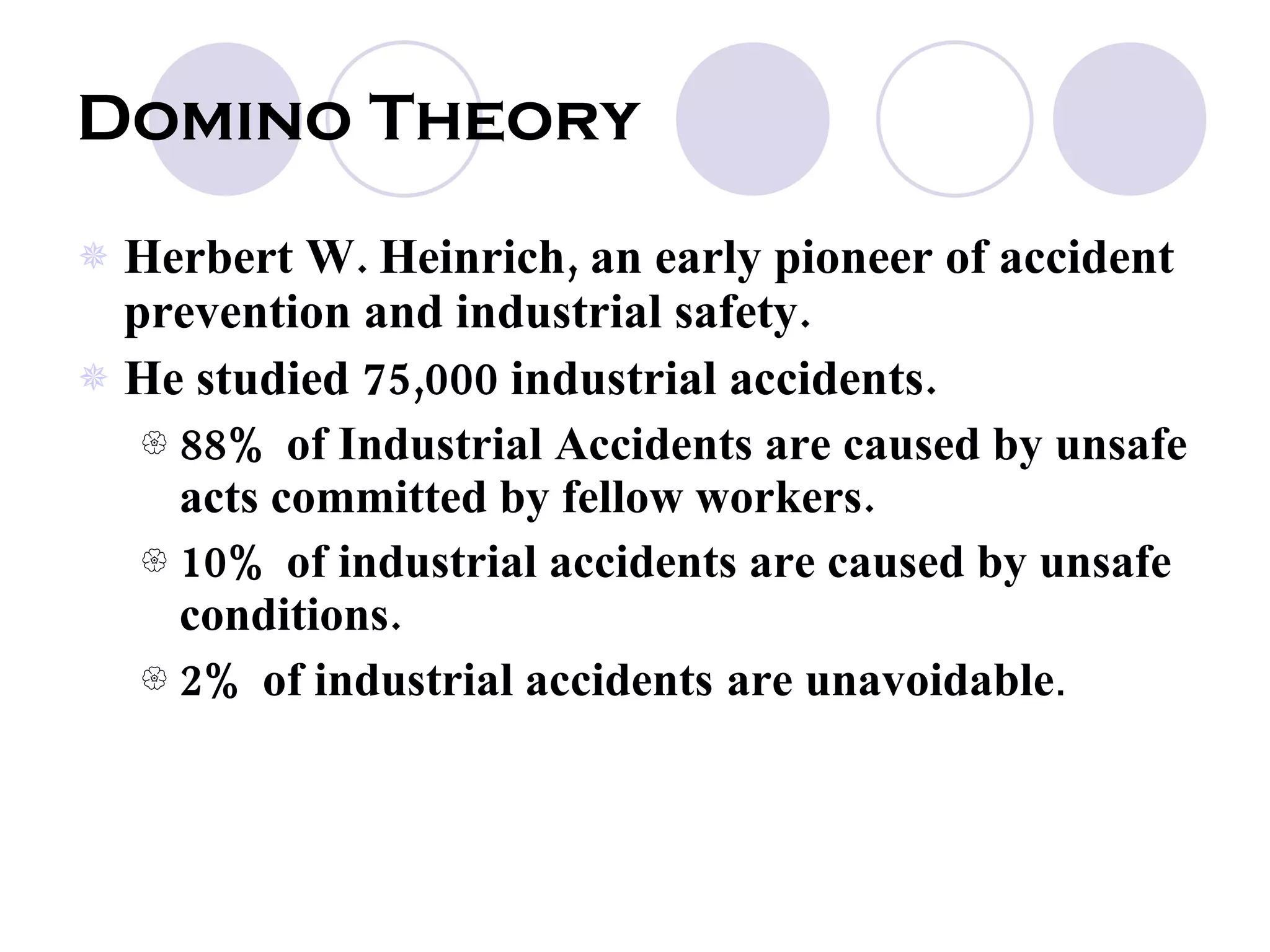 Theories of accident causation | PPT