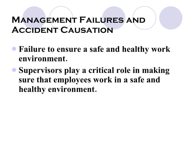 Theories of accident causation | PPT