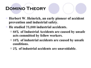 Theories of accident causation | PPT