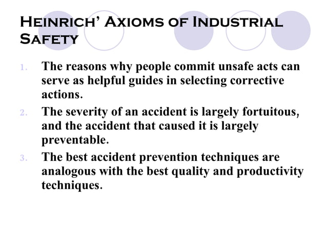 Theories of accident causation | PPT