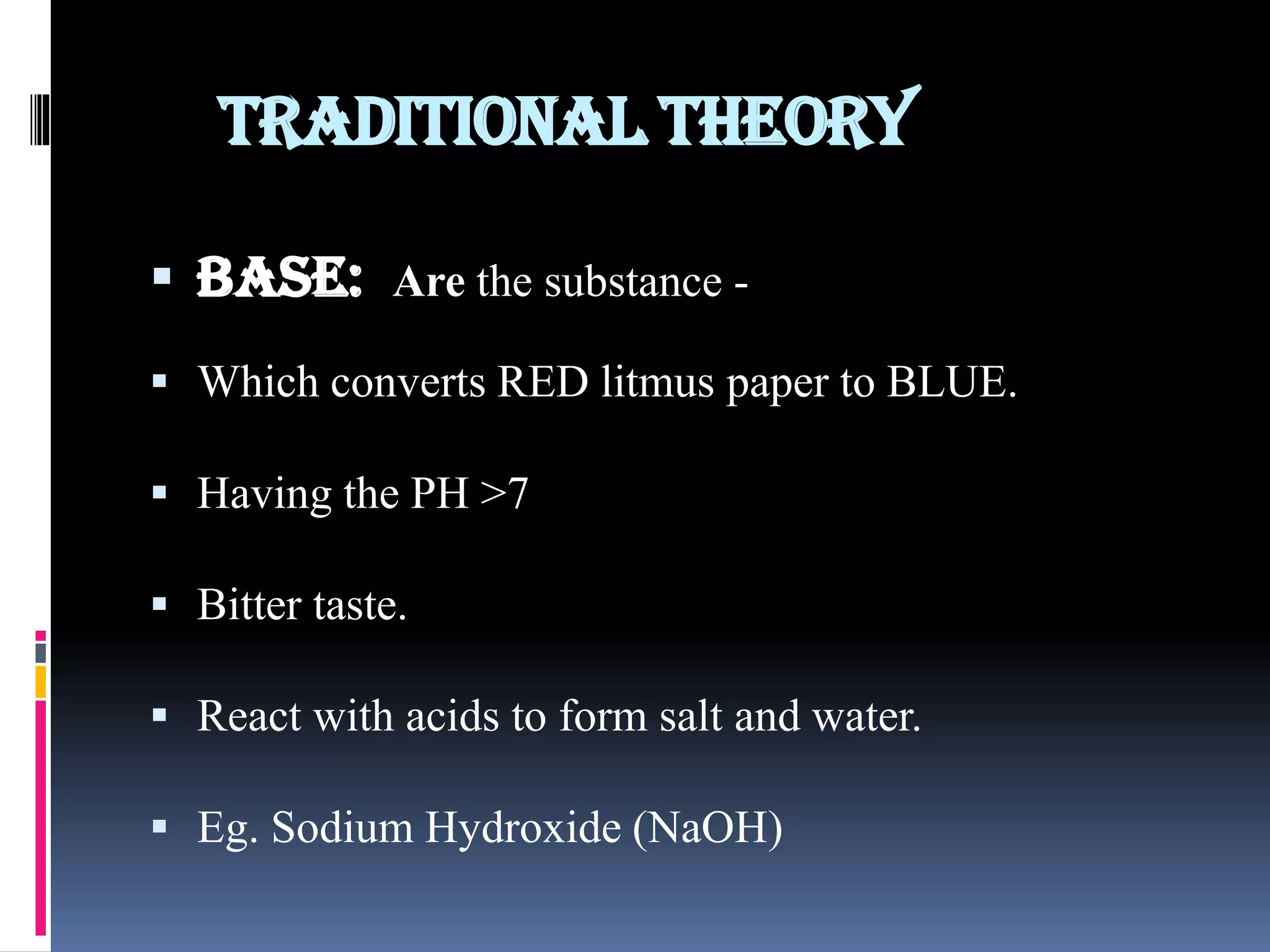 Theories of acid and base | PDF