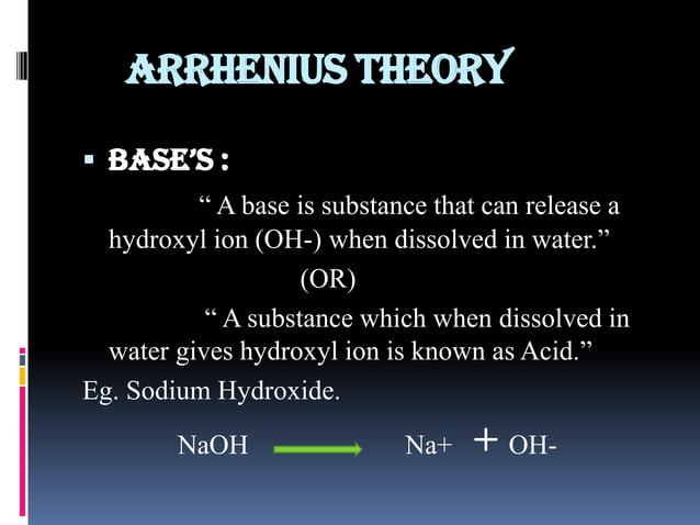 Theories of acid and base | PDF | Chemistry | Science