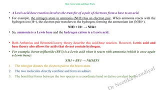 Theories of Acids and Bases (Arrhenius, Bronsted and Lewis) | PPTX