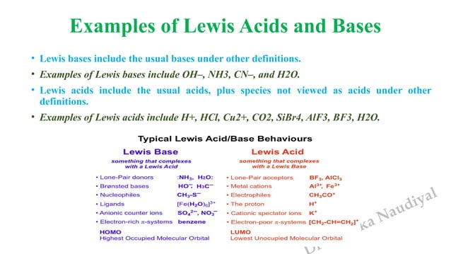Theories of Acids and Bases (Arrhenius, Bronsted and Lewis) | PPTX