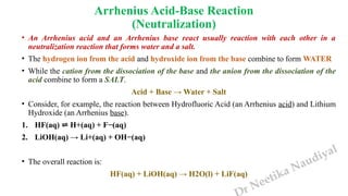 Theories of Acids and Bases (Arrhenius, Bronsted and Lewis) | PPTX