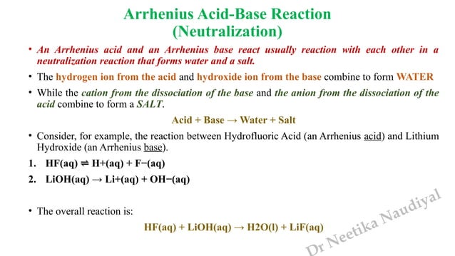 Theories of Acids and Bases (Arrhenius, Bronsted and Lewis) | PPTX