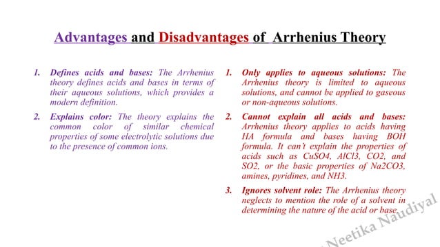 Theories of Acids and Bases (Arrhenius, Bronsted and Lewis) | PPTX