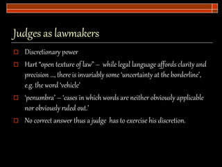 Jurisprudence - Theories of Adjudication | PPT