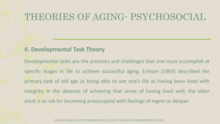 Theories of ageing | PPTX