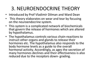 Theories of ageing | PPTX