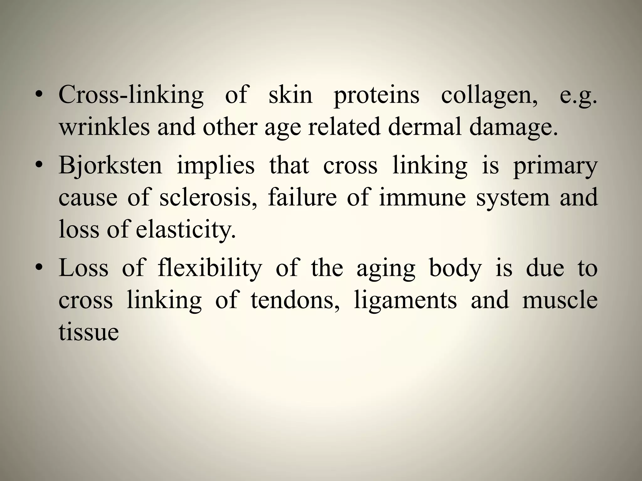 Theories of aging | PPTX